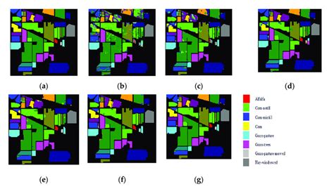 Classification Map For The Indian Pines Data Set A Ground Truth B