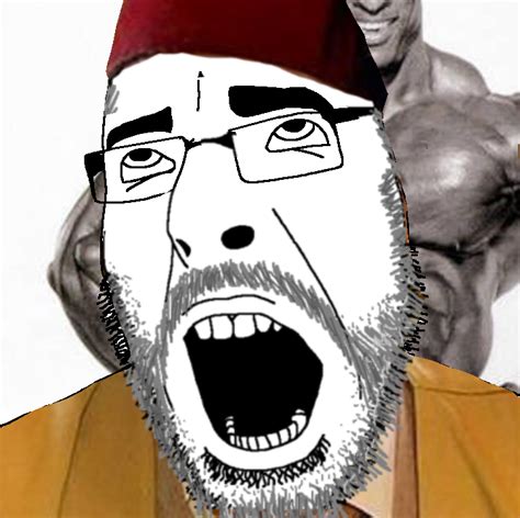Soybooru Post 84998 Ahegao Bbc Beard Blacked Clothes Fez Glasses Grey Hair Hair Irl Islam
