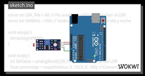 Ldr Wokwi Esp32 Stm32 Arduino Simulator