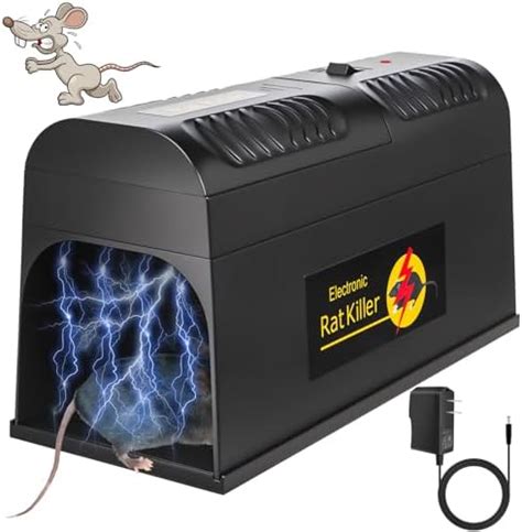 Amazon.com : 2025 Electric Mouse Trap Zapper Powerful Rat Traps Indoor for Homes with Anti ...