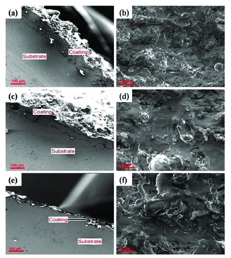 Sem Micrographs Showing Ni Cr Coating Deposited On 304l Stainless Steel