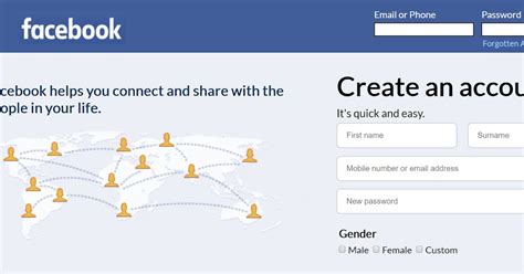 Design Facebook Registration Page In HTML And CSS