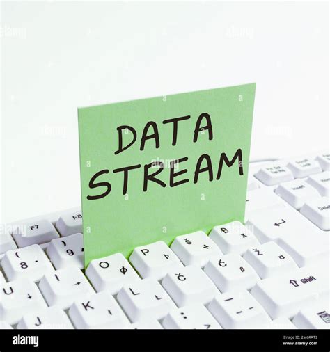conceptual display data stream word written on sequence of digitally