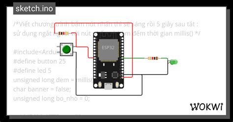 Millis Wokwi ESP32 STM32 Arduino Simulator
