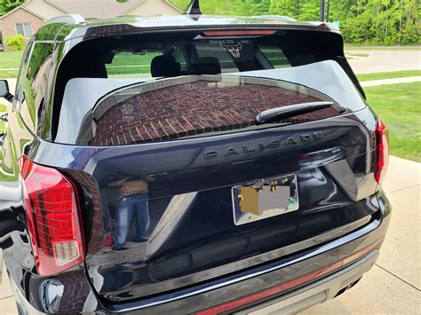 Blacked Out Tail Light Accent And Letters Rhyundaipalisade