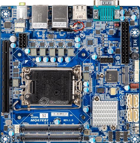 GigaIPC MITX H61EC Intel Raptor Lake DDR4 6x2 5 GbE Intel LAN 12 24V DC ITX Sklep Pl