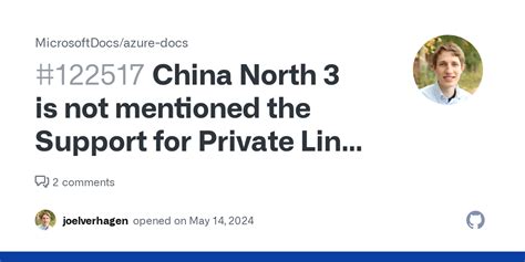 China North 3 Is Not Mentioned The Support For Private Link Table · Issue 122517