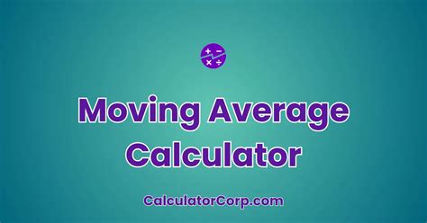 Moving Average Calculator