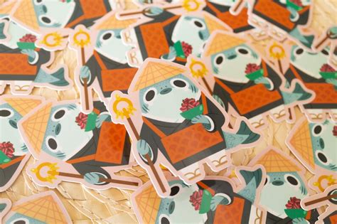 Iwana Bozu Yokai Vinyl Sticker Yokai Friends Sticker Etsy