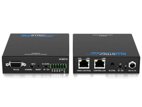 Blustream Acm210 Advanced Ip Multicast Control Module For Tcpip Rs 232 And Ir Control