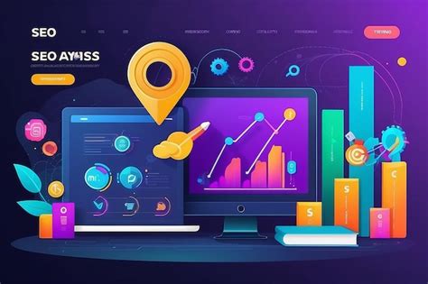 Premium Photo Seo Analysis Vector Concept