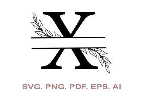 split letter q svg split alphabet split monogram svg regal font svg