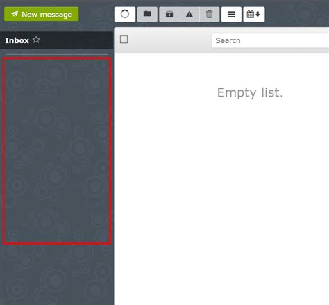 snappymail does not show email folders for