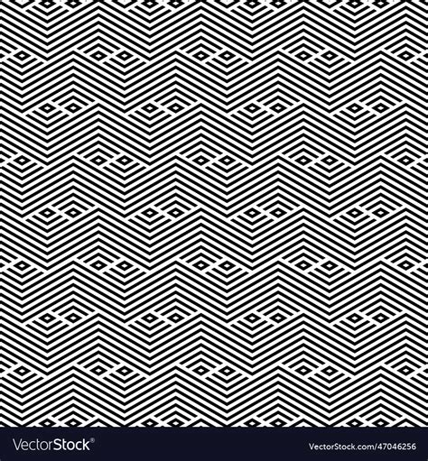 Linear Flat Abstract Lines Pattern Design Vector Image