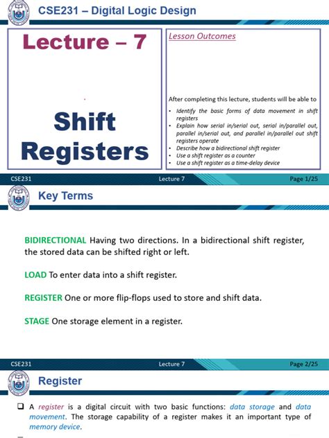 cse231 lecture 7 pdf electronics digital technology