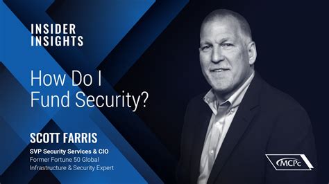 Dave Bearer Sscp On Linkedin Mcpc Insider Insights How Do I Fund Security