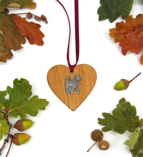 Cockapoo Oak Heart Ornament Cockapoo T Dog Christmas Decoration
