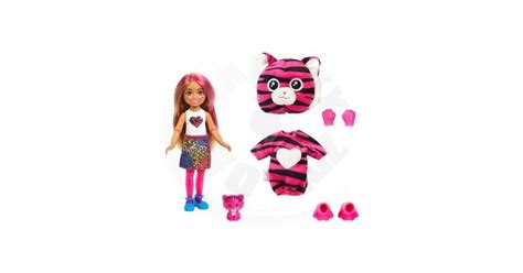 Mattel Barbie Chelsea Cutie Reveal Jungle Series Tiger Doll Hkr15