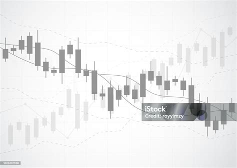 사업 배경 디자인에 무역 하는 주식 시장 투자의 캔 들 스틱 그래프 차트 낙관적인 포인트 그래프의 추세입니다 벡터 일러스트 레이 션 가격에 대한 스톡 벡터 아트 및 기타