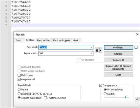 Replace How To Put The Same Character In The Beginning Of All Rows Using Regex Stack Overflow