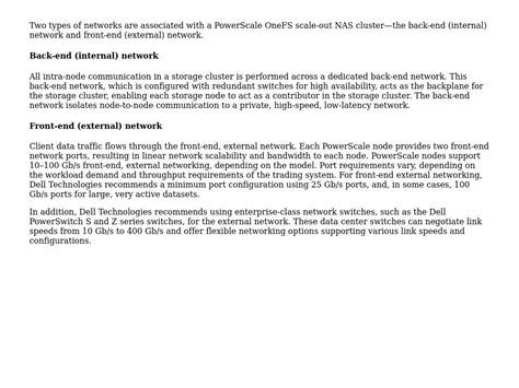 Network Algorithmic Trading—scaling Concurrency And Performance With Dell Powerscale Dell