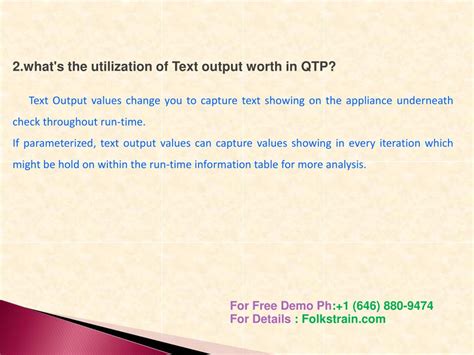 Ppt Qtp Online Training Powerpoint Presentation Free Download Id7495279