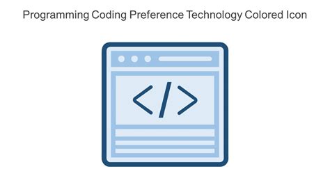 Programming Coding Preference Technology Colored Icon In Powerpoint Pptx Png And Editable Eps