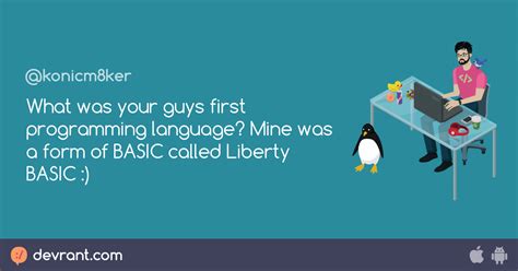 First Programming Language What Was Your Guys First Programming Language Mine Was A Form Of