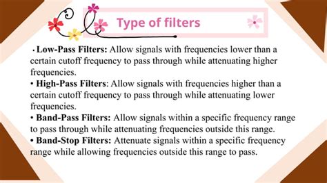 Filtering In The Frequency Domain Networkpptx
