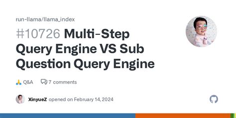 multi step query engine vs sub question query engine · run llama llama
