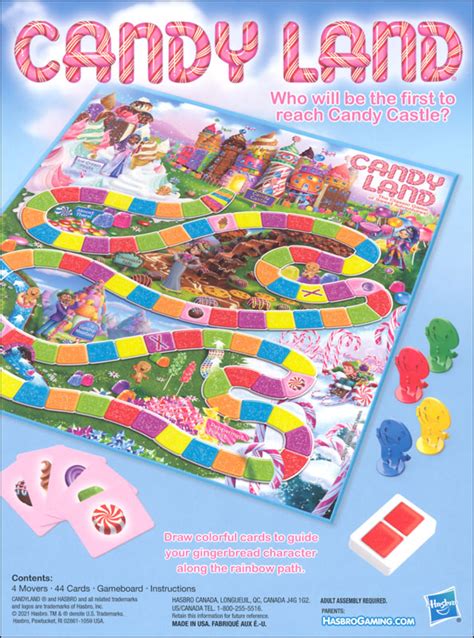 Candyland Color Cards
