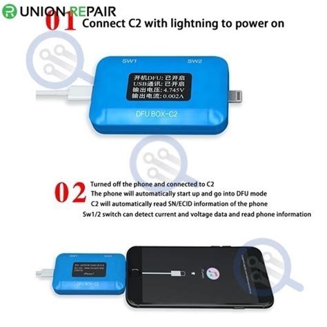 JC DFU Box C DCSD USB Change Serial Unlock Wifi Without Removing Nand Micro Soldering