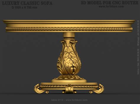 table 0112 stl 3d model for cnc 3d stl model for cnc stl model