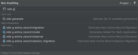 Running Rails Tasks With Run Anything The RubyMine Blog