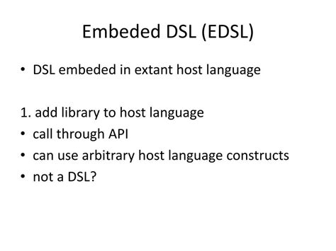 Ppt How Domain Specific Are Domain Specific Languages Powerpoint