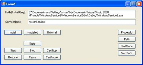 Using WMI To Manipulate Services Install Uninstall Start Pause Etc CodeProject