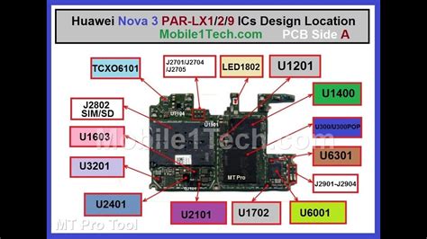Huaweiy Nova 3 Disassembly Motherboard Schematic Diagram Service Ways Ic Solution Update Link