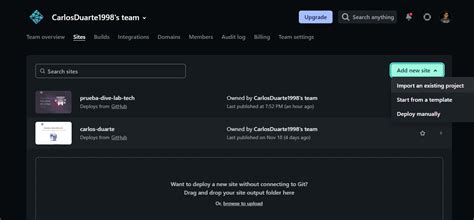 GitHub CarlosDuarte Prueba Dive Lab Tech