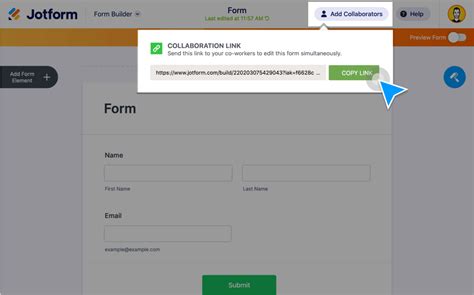 Add Collaborators To Your Form Jform