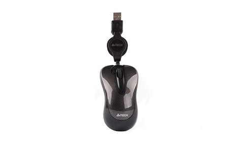 A4tech N 60f 2 Wired Mouse Carbon