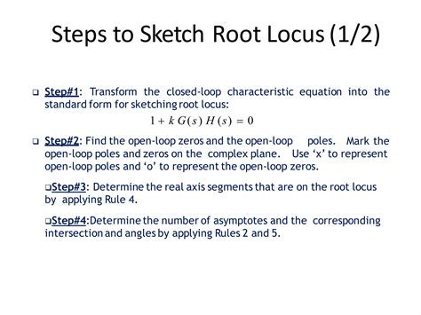 Root Locus Plot Pdf Physics Science