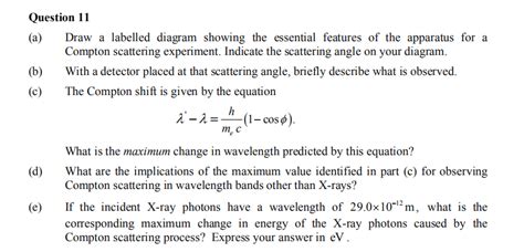 Solved Question а Draw a labelled diagram showing the Chegg