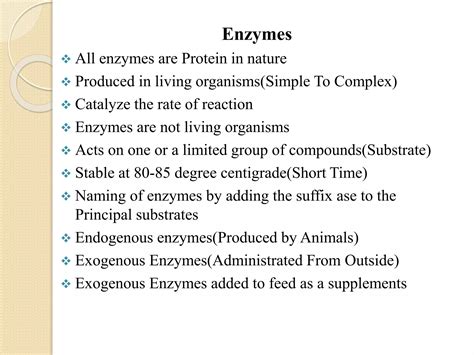Enzymes Used In Poultry And Ruminant Nutrition Pptx Digestive Disorders Diseases And