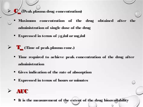Measurement Of Bioavailability PPT