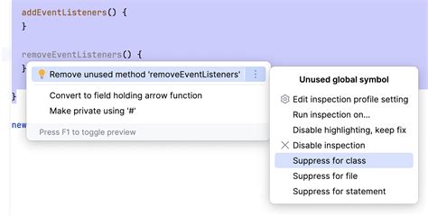 Disabling And Enabling Inspections Phpstorm Documentation
