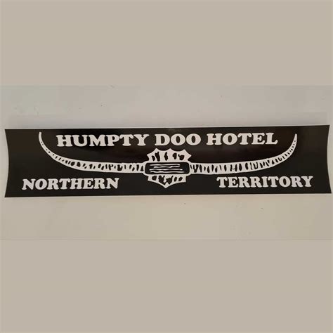 Large Sticker Humpty Doo Hotel