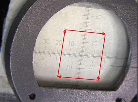reticle calibration parallax