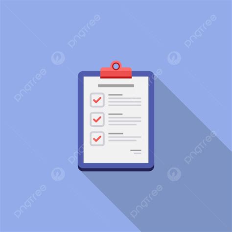 Checklist Icon Vector Isolated Illustration Checklist Mark Vector