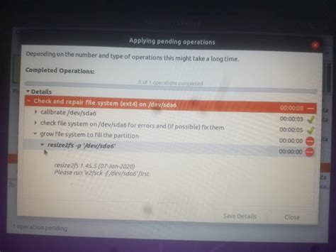 Dual Boot Gparted Partition Resize Using A Broken Usb Flash Drive