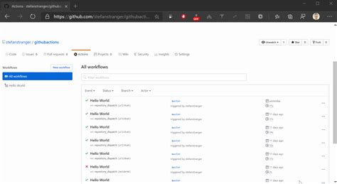 Playing With Github Actions Stefan Stranger S Blog